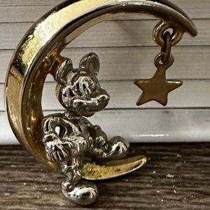 Disney | Jewelry | Mickey Mouse Crescent Moon Earrings | Poshmark